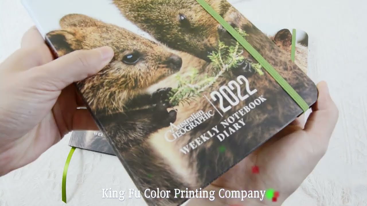2022 custom journal book printing notebook dairy printing