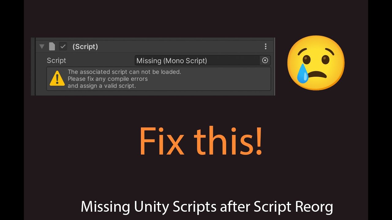 Missing Unity scripts after script reorg