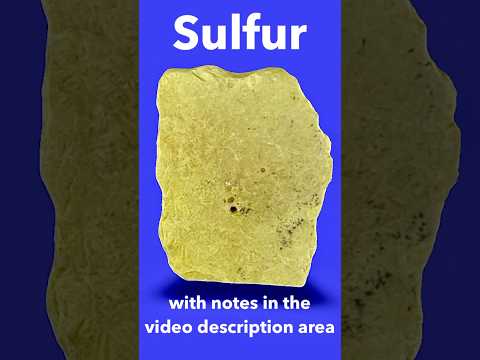 Sulfur (Refined) ID'd