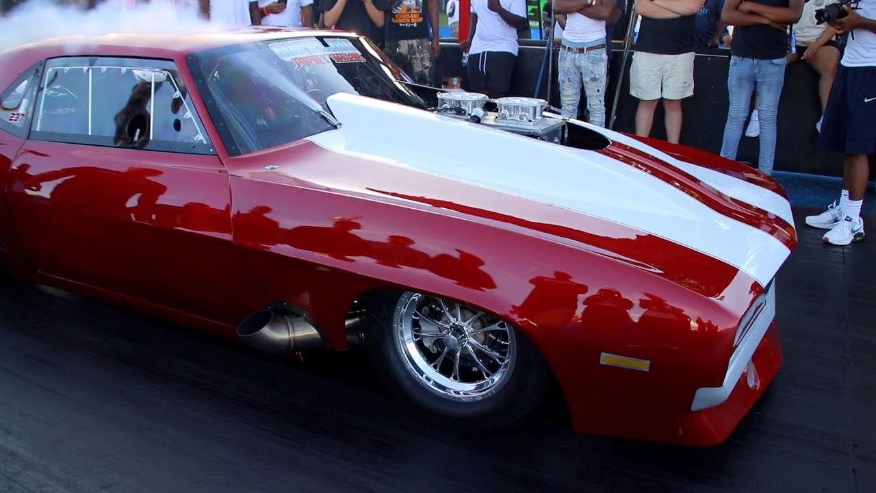 4.84 Bore Space Mustang Drags Nitrous Big Block Camaro RS, Someone Gets ...