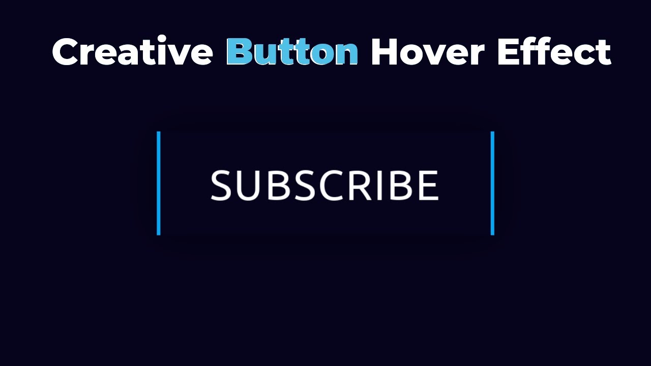 Creative Button Hover Effect using CSS | Pure CSS Tutorial | Source code available