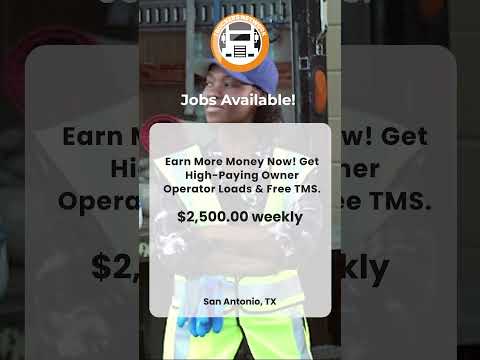 San Antonio Trucking Opportunity!