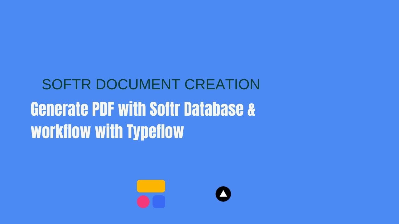 Generate PDFs using Softr Database & Workflow with Typeflow.us
