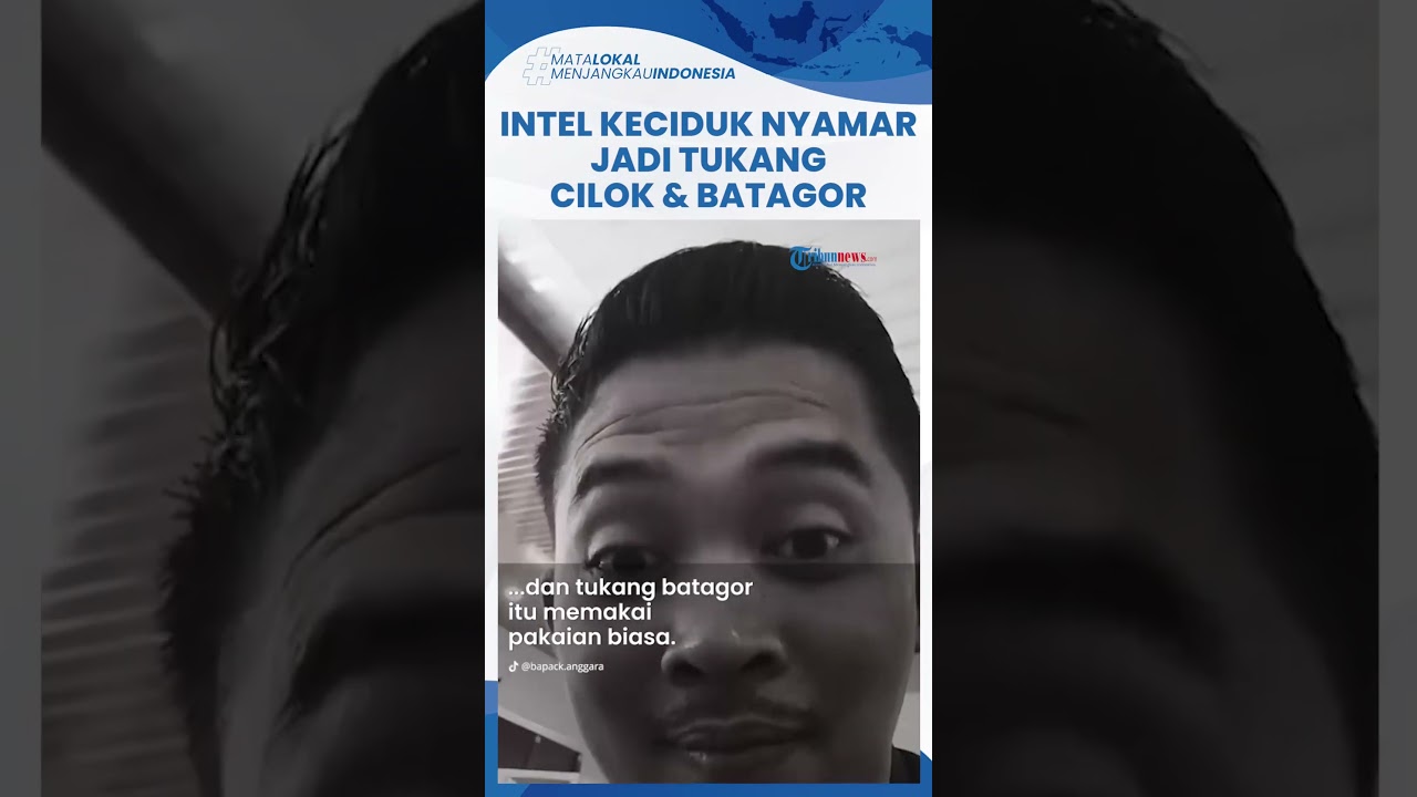 Abang Tukang Cilok & Tukang Batagor Terekam Ikut Rapat Polisi Pakai ...