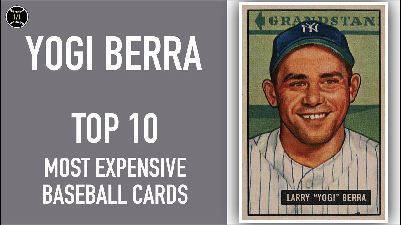 Yogi Berra: Top 10 Most Expensive Baseball Cards Sold on Ebay (April - June 2019)