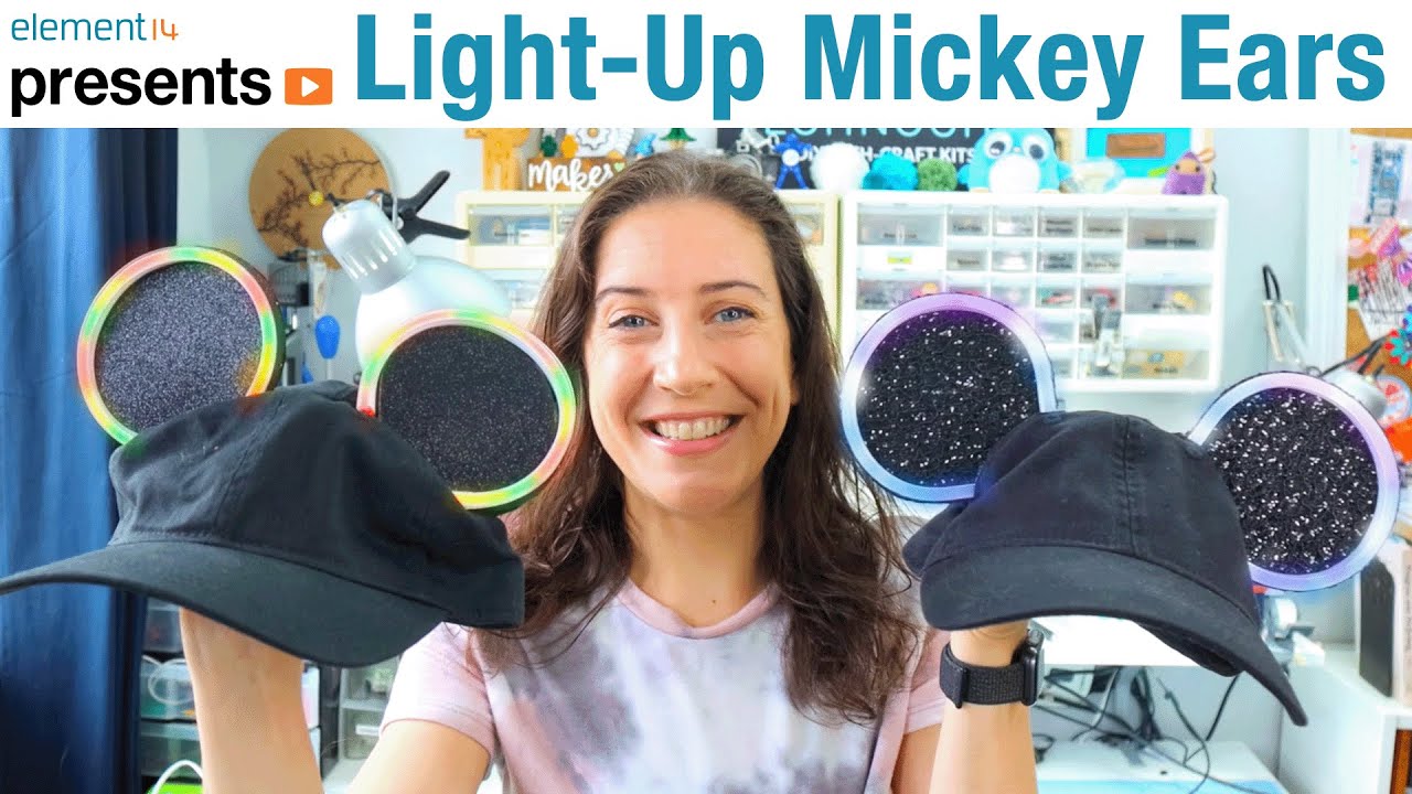 Synced NeoPixel Mickey Mouse Ears -- Episode 567 - element14 Community