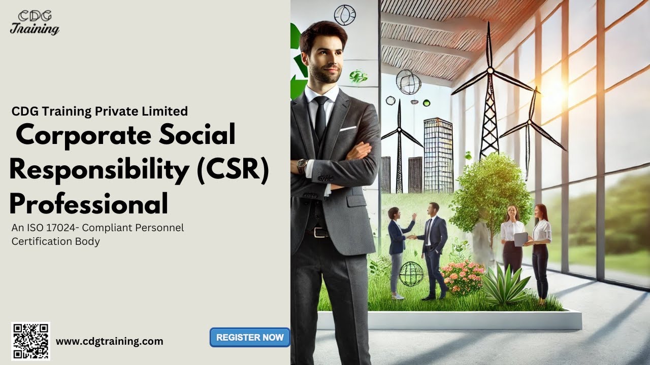 Certified Corporate Social Responsibility (CSR) Professional | Online Certification by CDG Training