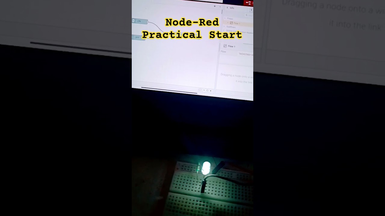 #nodejs #nodered Node Red Practical With Raspberry pi