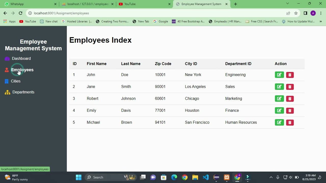 Employee Management System In Java SpringBoot | Capstone Project Part-2 | #algonquincollege