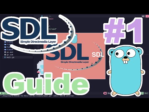01 - Open Window - Beginners Guide to SDL2 in Go.