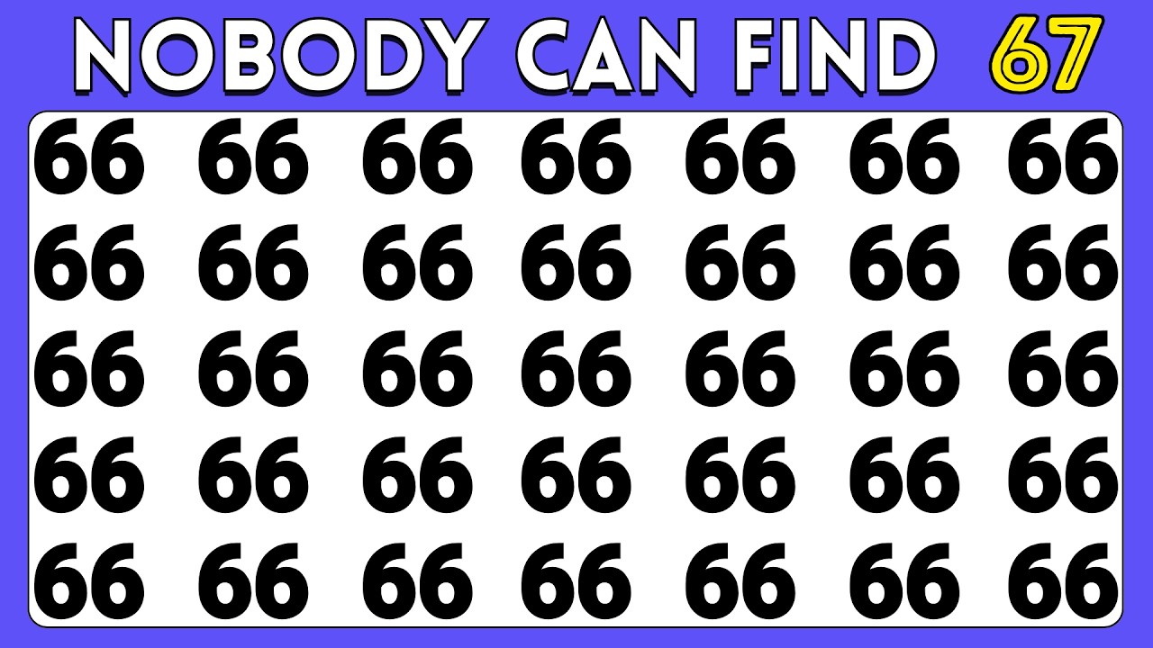 Find The Odd Emoji - Number - Letter Pro Level Editions | Test Your Observation Skills