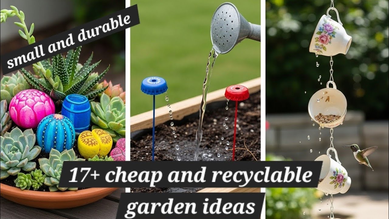 17+ Budget Friendly Tiny Gardening Ideas  |  No. 7 & 12 Will Blow Your Mind