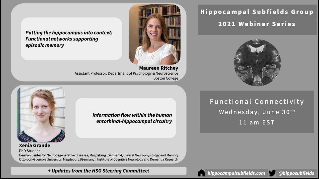 June 30 Webinar: Functional Connectivity