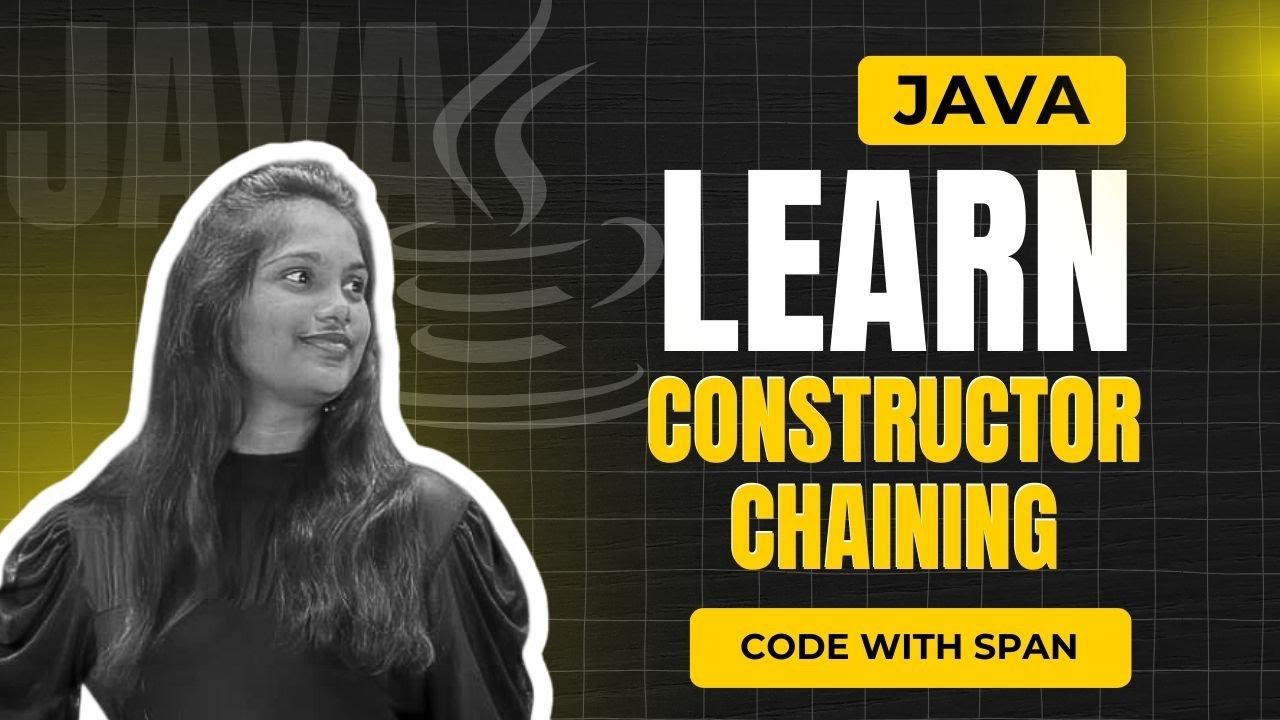 Constructor chaining in java ||codevthspan || java