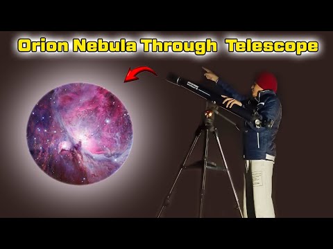 Orion Nebula Through My Telescope | Stunning Deep Sky View (M42) | INDIA