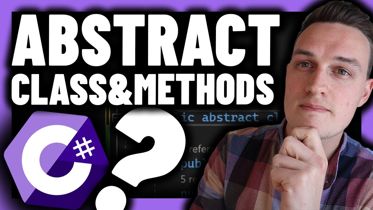 C# abstract classes and methods in 8 minutes