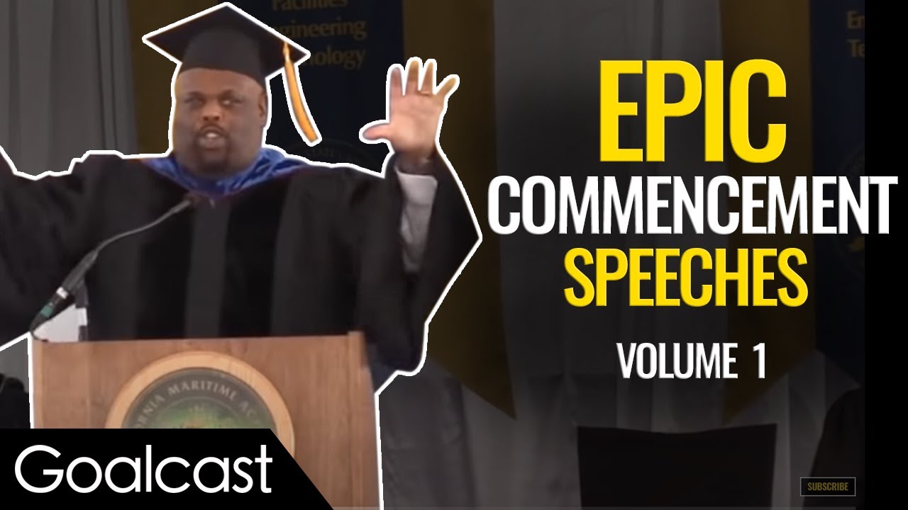The BEST Commencement Speeches To Get You PUMPED For Life | Top 5 Speeches | Goalcast