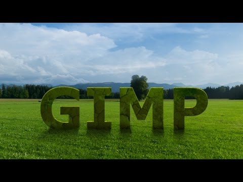 3D GIMP Text With Effects - GIMP 2.8 Tutorial Video Lecture - A GIMP 2. ...