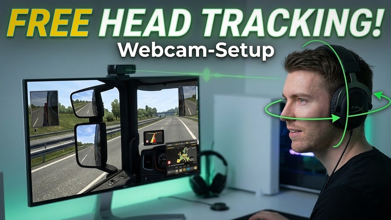 Free Headtracking for ATS & BeamNG Sim Games | OpenTrack Tutorial 2026