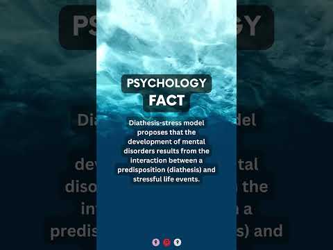 Diathesis Stress Model | #psychology #generalpsychology #psychologyfact