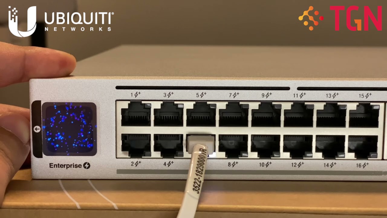 Ubiquiti USW Enterprise 48 POE Set Up