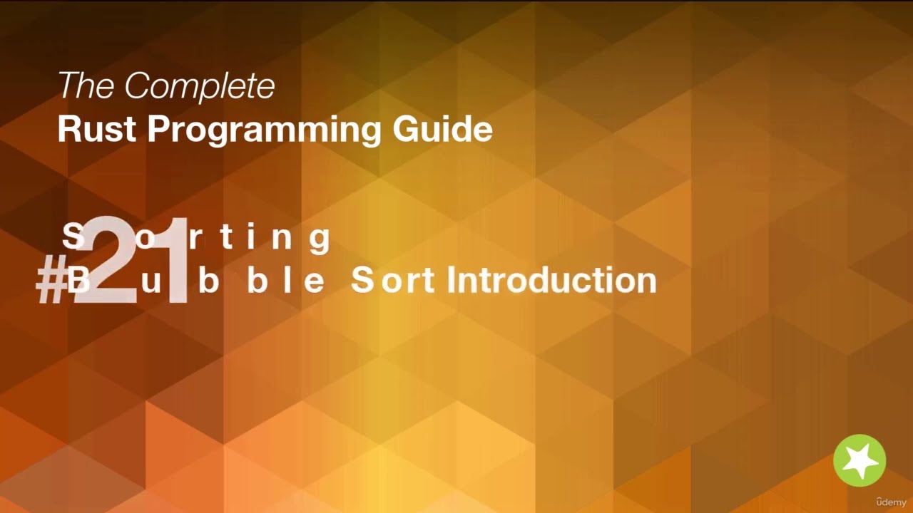 Bubble Sort Algorithm in Rust programming | Step-by-Step Implementation & Code Explanation