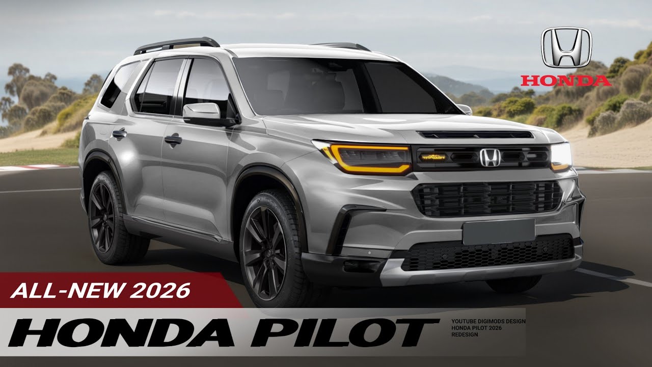 Rendering: 2026 Honda Pilot TrailSport Quickly Follows the Footsteps of All-New Passport ...