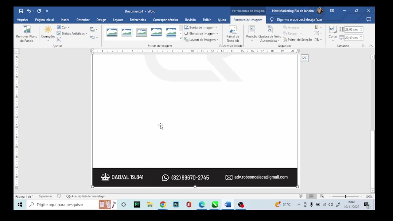 Como usar o PAPEL TIMBRADO no WORD