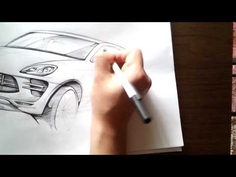 Put Pen to Paper and Learn How to Draw a Porsche Macan - autoevolution