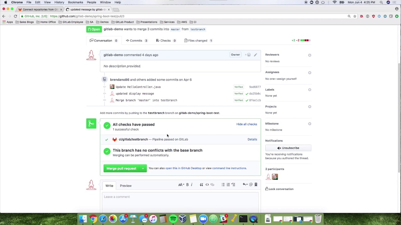 Using GitLab CI/CD pipelines with GitHub repositories