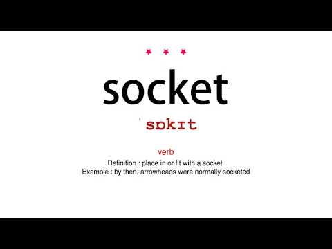How to pronounce socket - Vocab Today