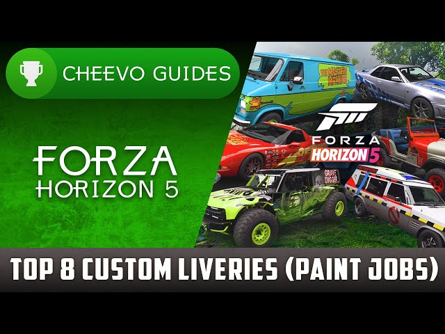 How to make custom liveries in Forza Horizon 5