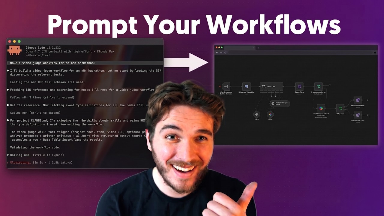 Create n8n Workflows With Agents | Official MCP