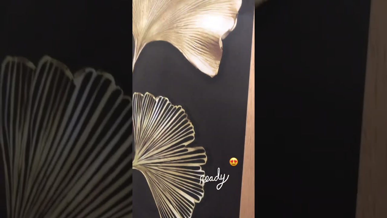 Cuadros decorativos, Botánicos dorados