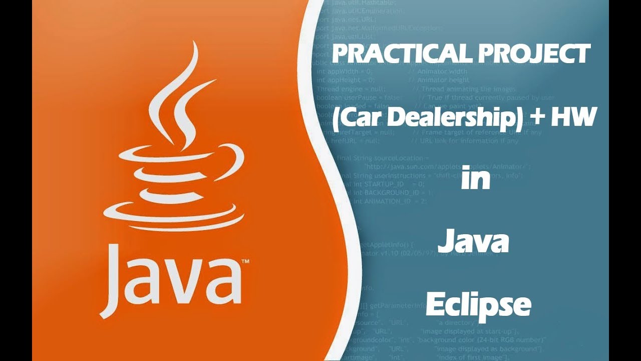 How to create PRACTICAL PROJECT (Car Dealership) + HW in Java Eclipse