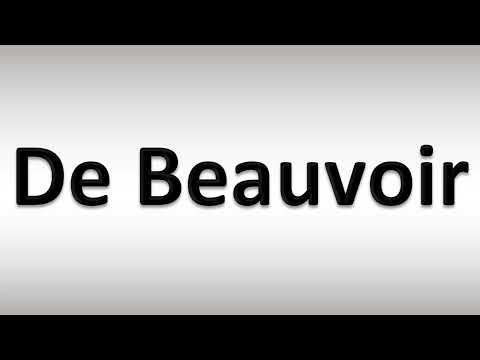 How to Pronounce De Beauvoir