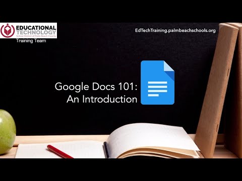 Google Docs 101: An Introduction