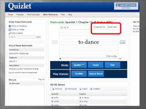 Sr. Norton's take and tutorial on Quizlet