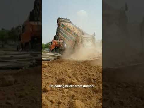 Unloading Dumper | Bricks in Dumper | Start Sustainable Academy