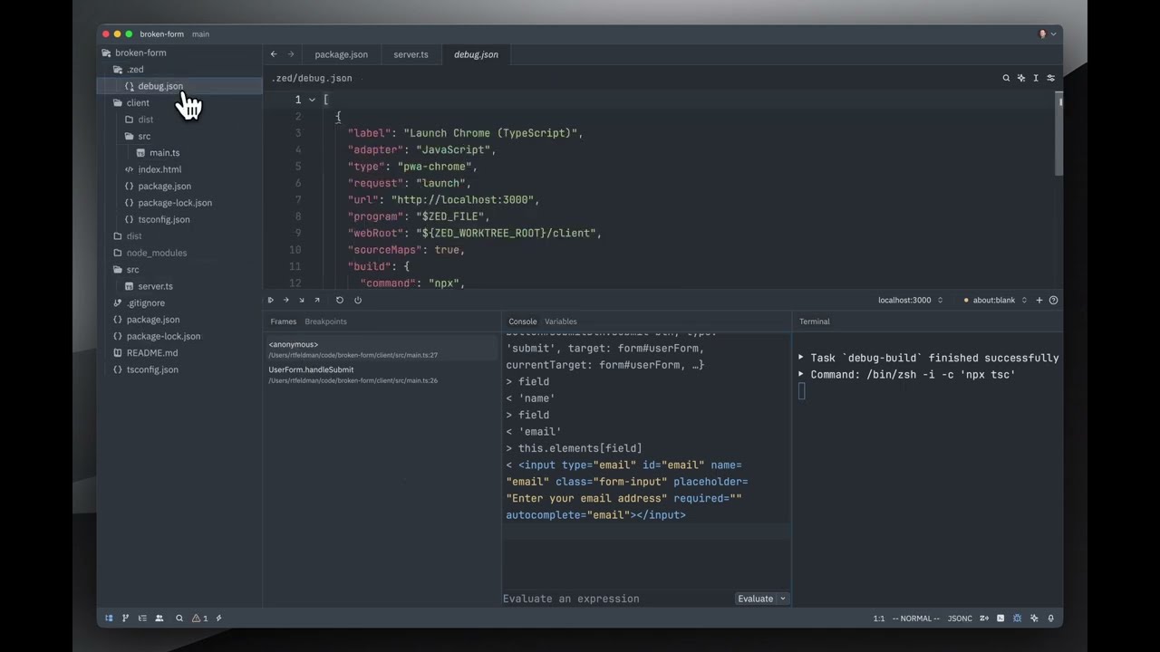 Introducing the Zed Debugger