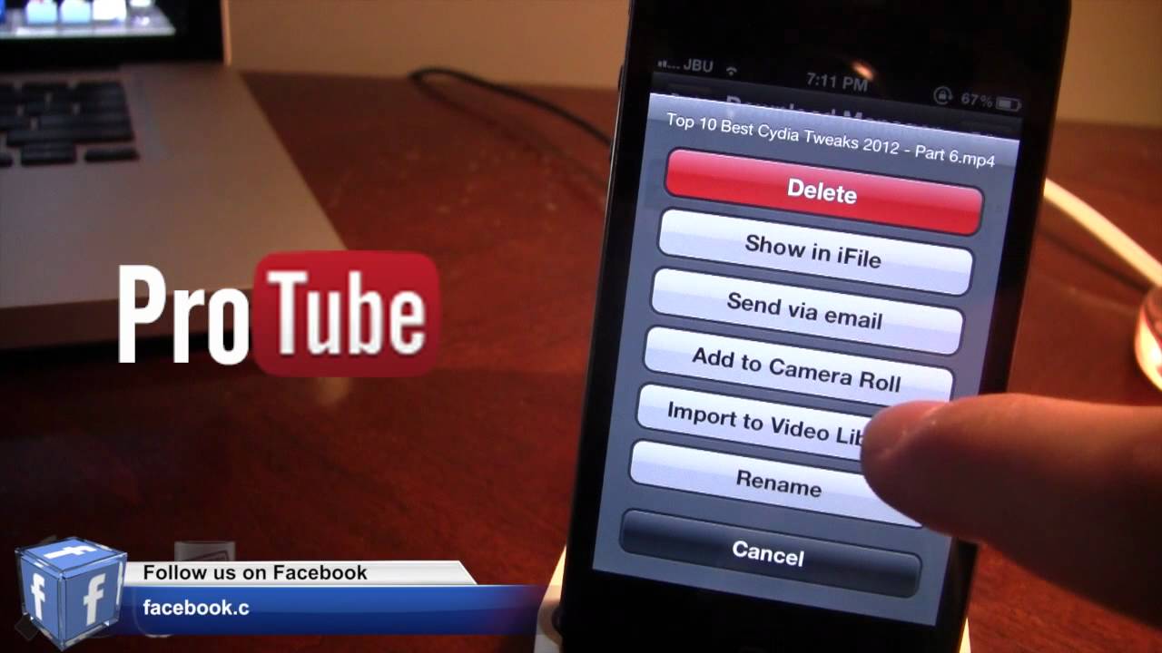 ProTube - Advanced YouTube App for iPhone & iPad (Cydia App)