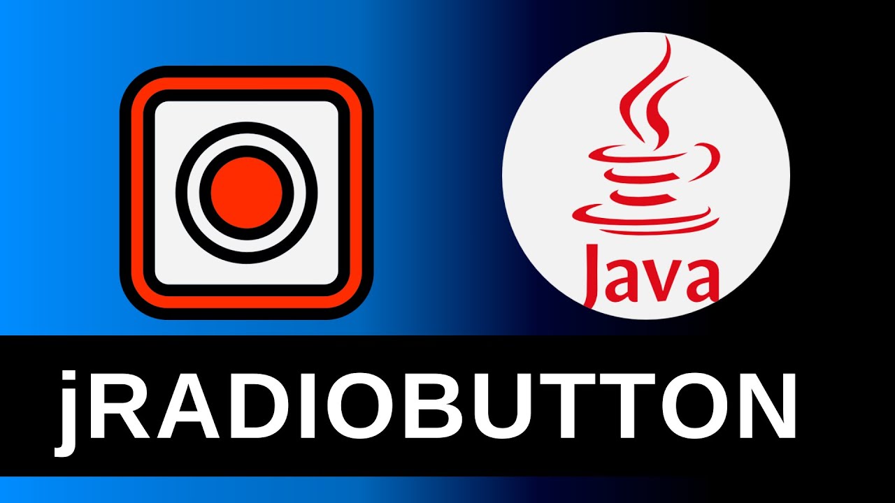 Creating JRadioButton - Java Swing Tutorial 8