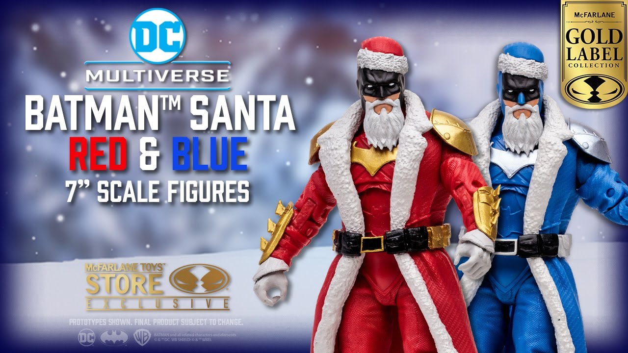 NEW DC Multiverse™ Batman™ Santa RED/BLUE (2) 7