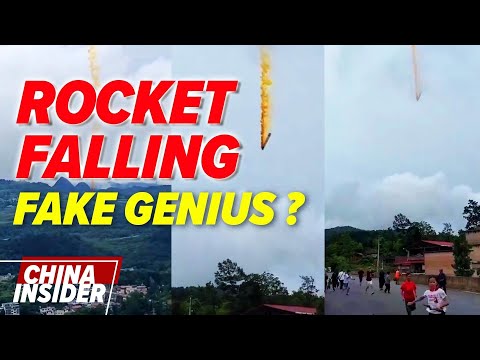 Toxic rocket part CRASHES in China; Fake math genius Jiang Ping exposed ...