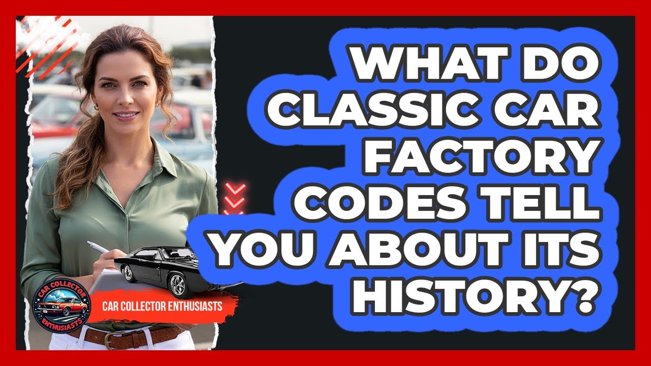 What Do Classic Car Factory Codes Tell You About Its History? - Car Collector Enthusiasts