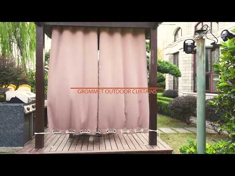 NICETOWN Outdoor Waterproof Mildew Curtains (short version)