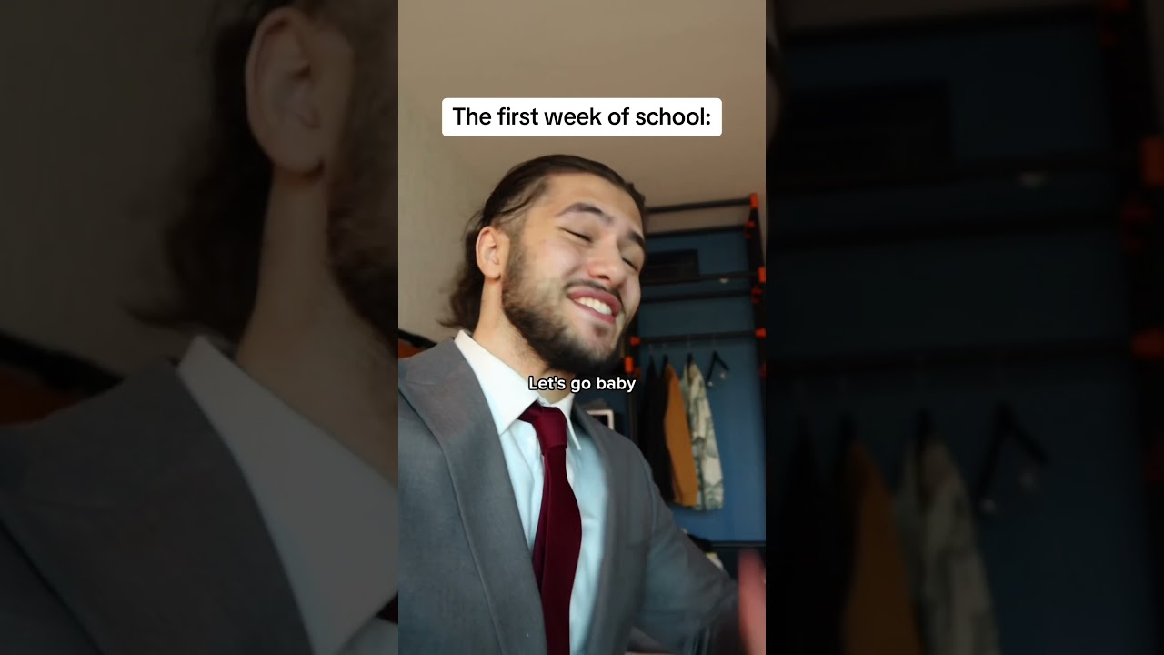 The first week of school 😭
