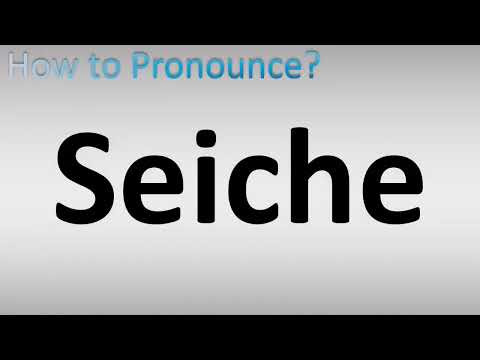 How to Pronounce Seiche