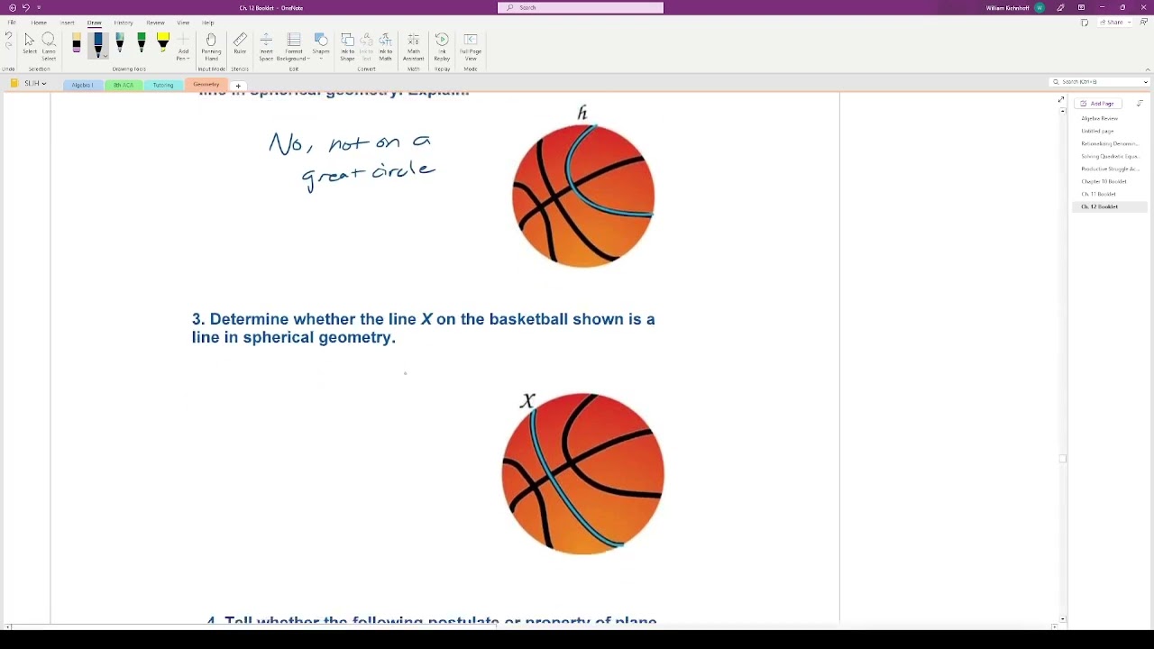 Chapter 12: Spherical Geometry