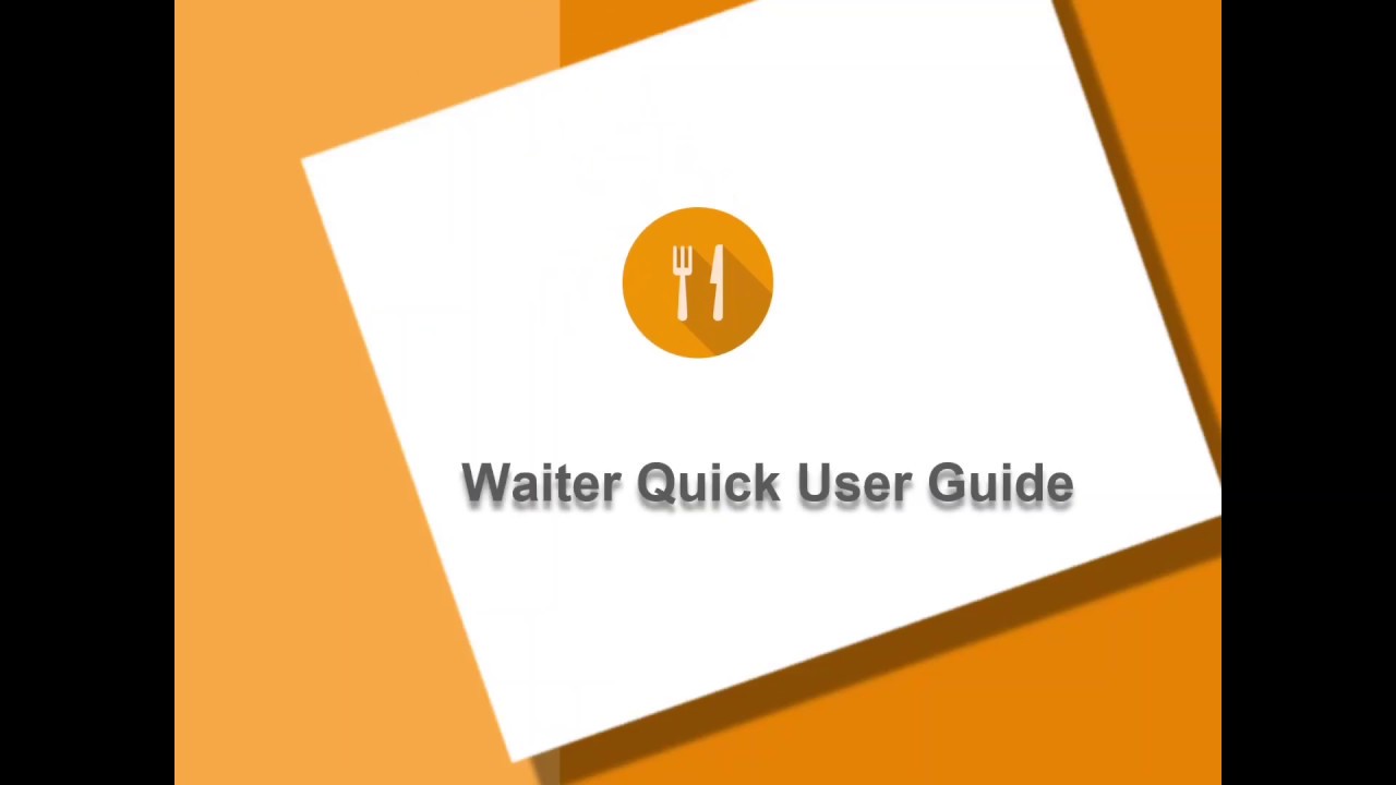 Smaregi Quick User Guide for Restaurant